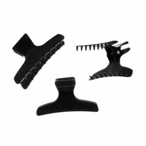 Large Black Plastic Jaws | plastic hair jaws | plastic hair clamps