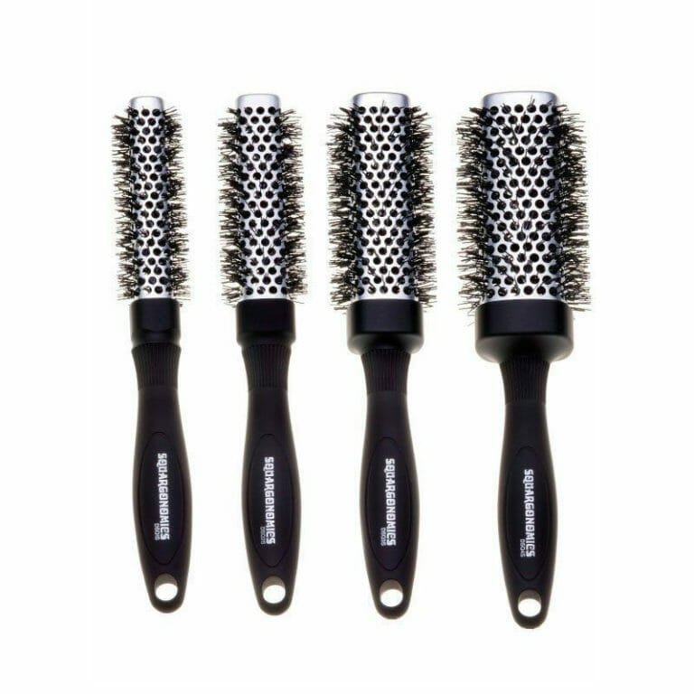 Denman Squargonomic Silver Brush Set - Direct Salon Supplies
