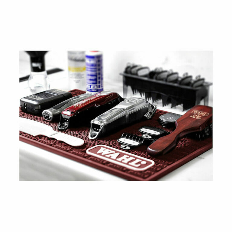 Wahl Burgundy Barbers Tool Mat | Direct Salon Supplies | WAHL UK