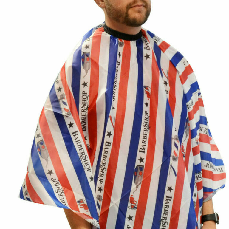 DMI Chequered Barbershop Print Design Cape