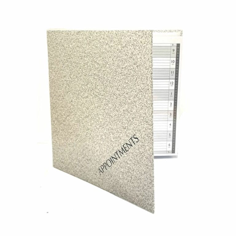 Grey 4 Column Binder Appointment Set | Salon Stationary