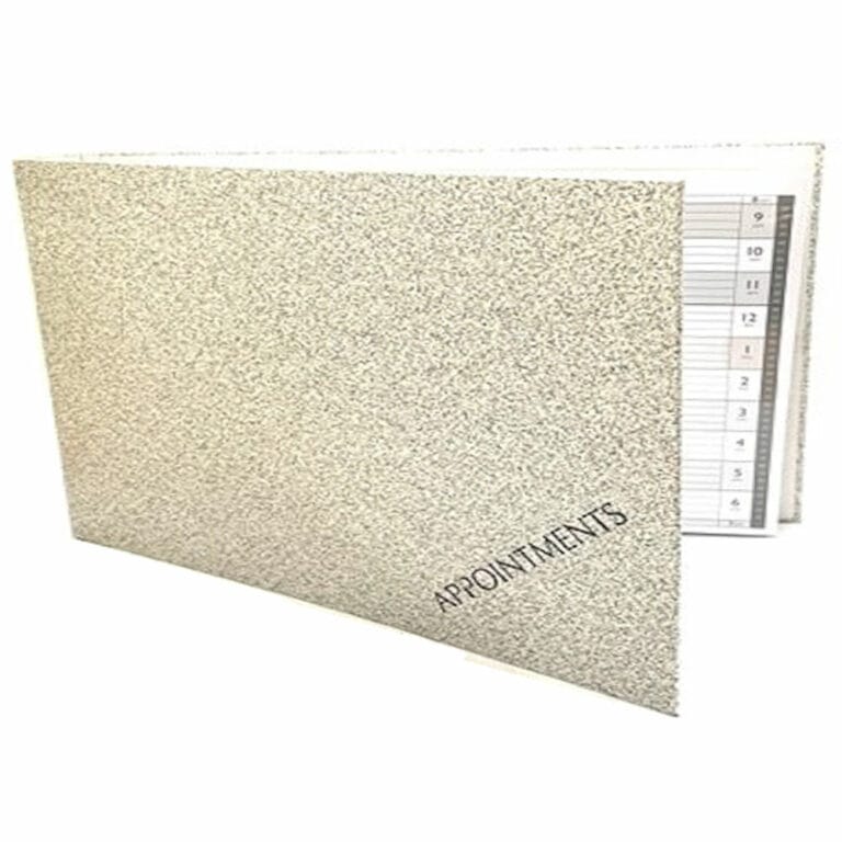 Grey 9 Column Binder Appointment Set | Salon Stationary